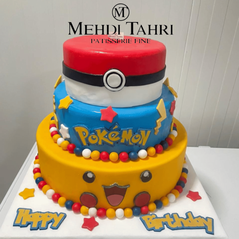 Gateau d'anniversaire Pokemon - Mehdi Tahri Patisserie